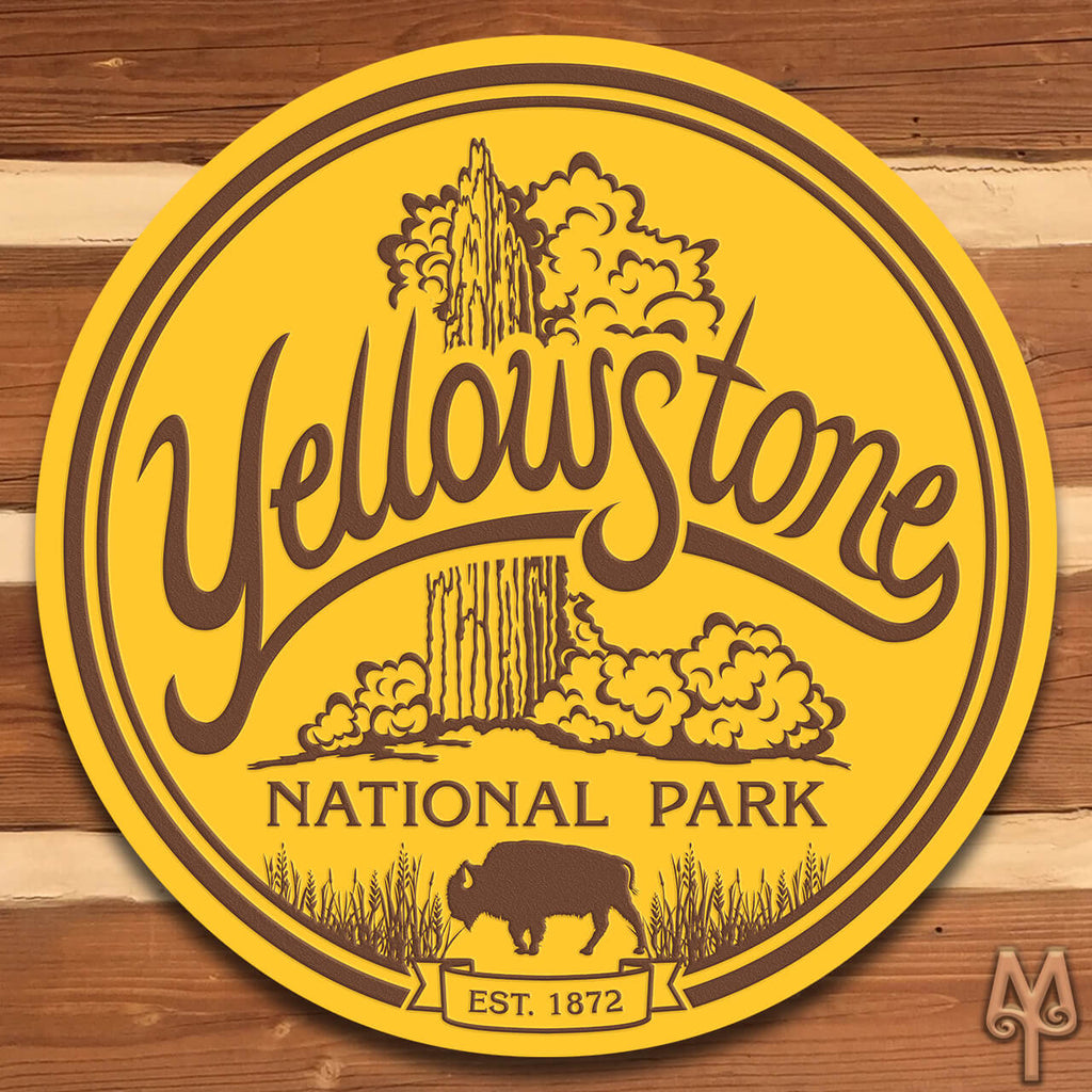 New Yellowstone National Park, Wall Sign – Montana Treasures