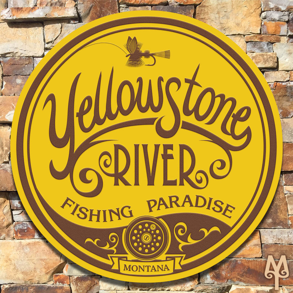 Yellowstone River, Home Decor Sign – Montana Treasures